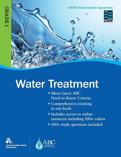 Water System Operations (WSO) Water Treatment 1 (AWWA) – OWWCO Bookstore